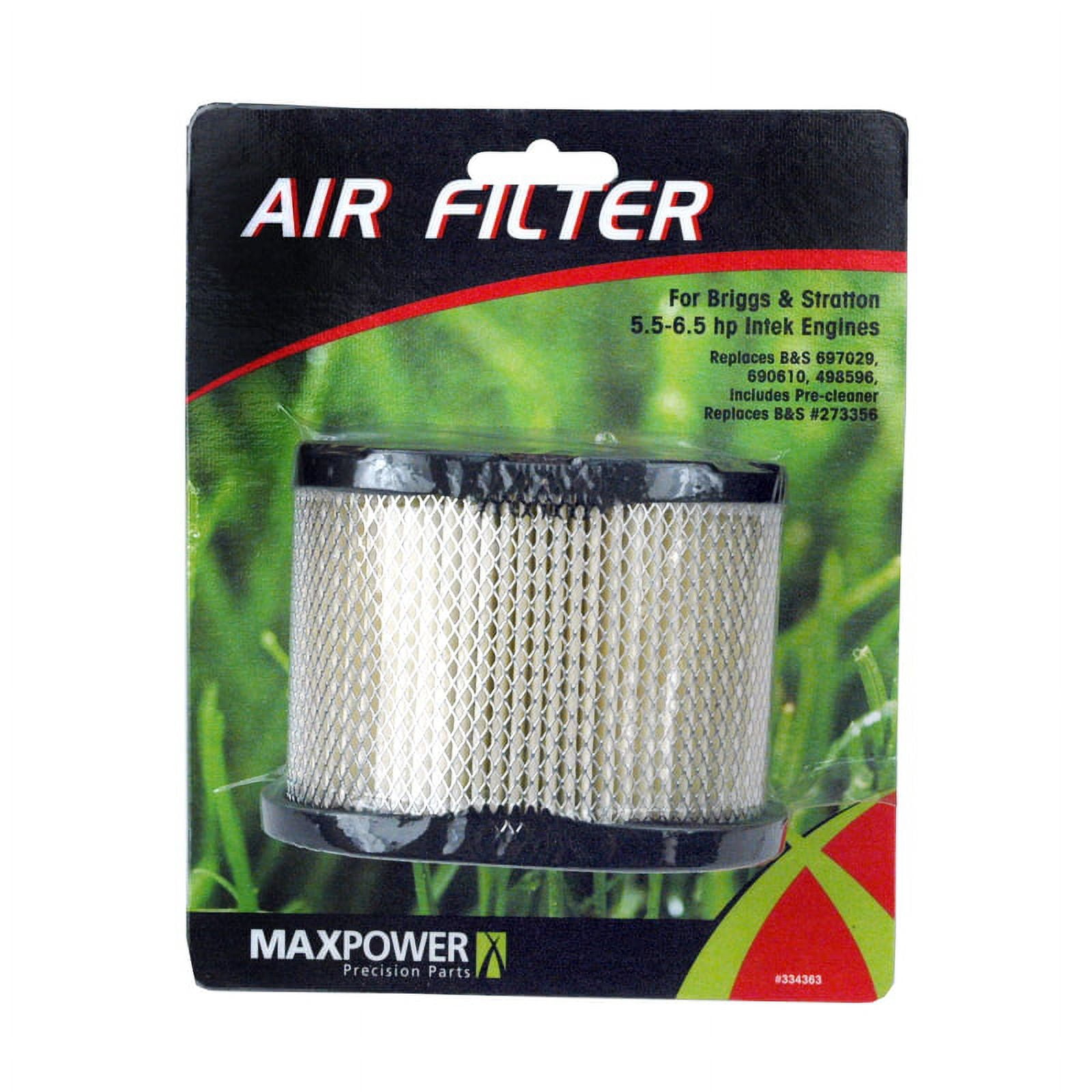 MaxPower 334363 Air Filter Replaces Briggs & Stratton 697029, 690610 ...