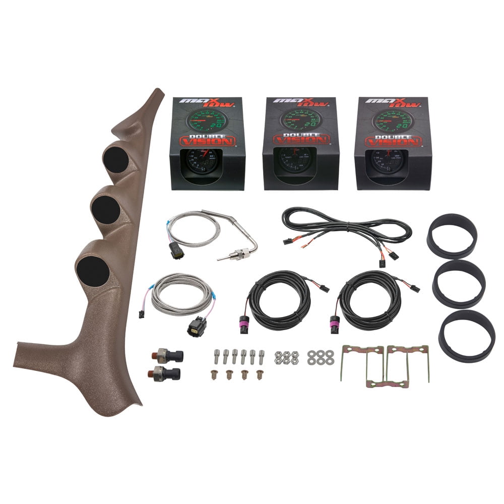 MaxTow | 1992-1997 OBS Ford F-Series 7.3 Powerstroke Tan Triple Gauge ...