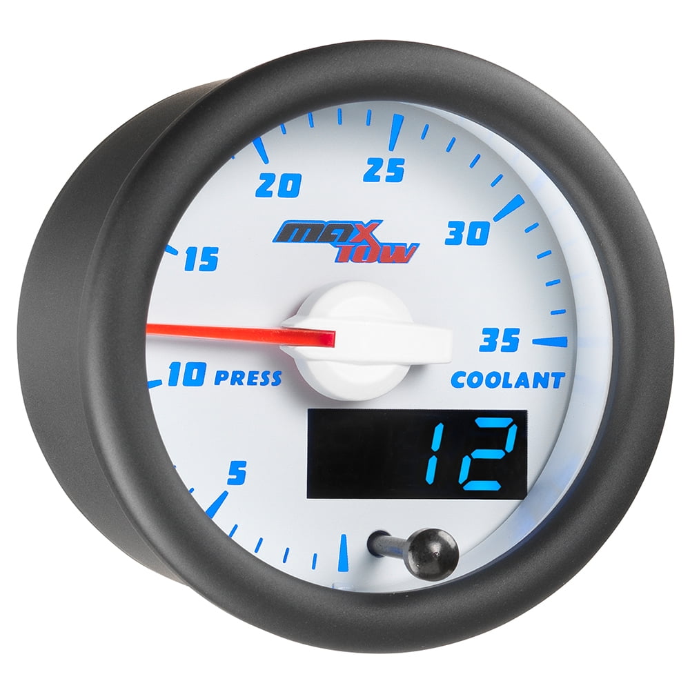 MaxTow White and Blue 35 PSI Coolant Pressure Gauge - Walmart.com