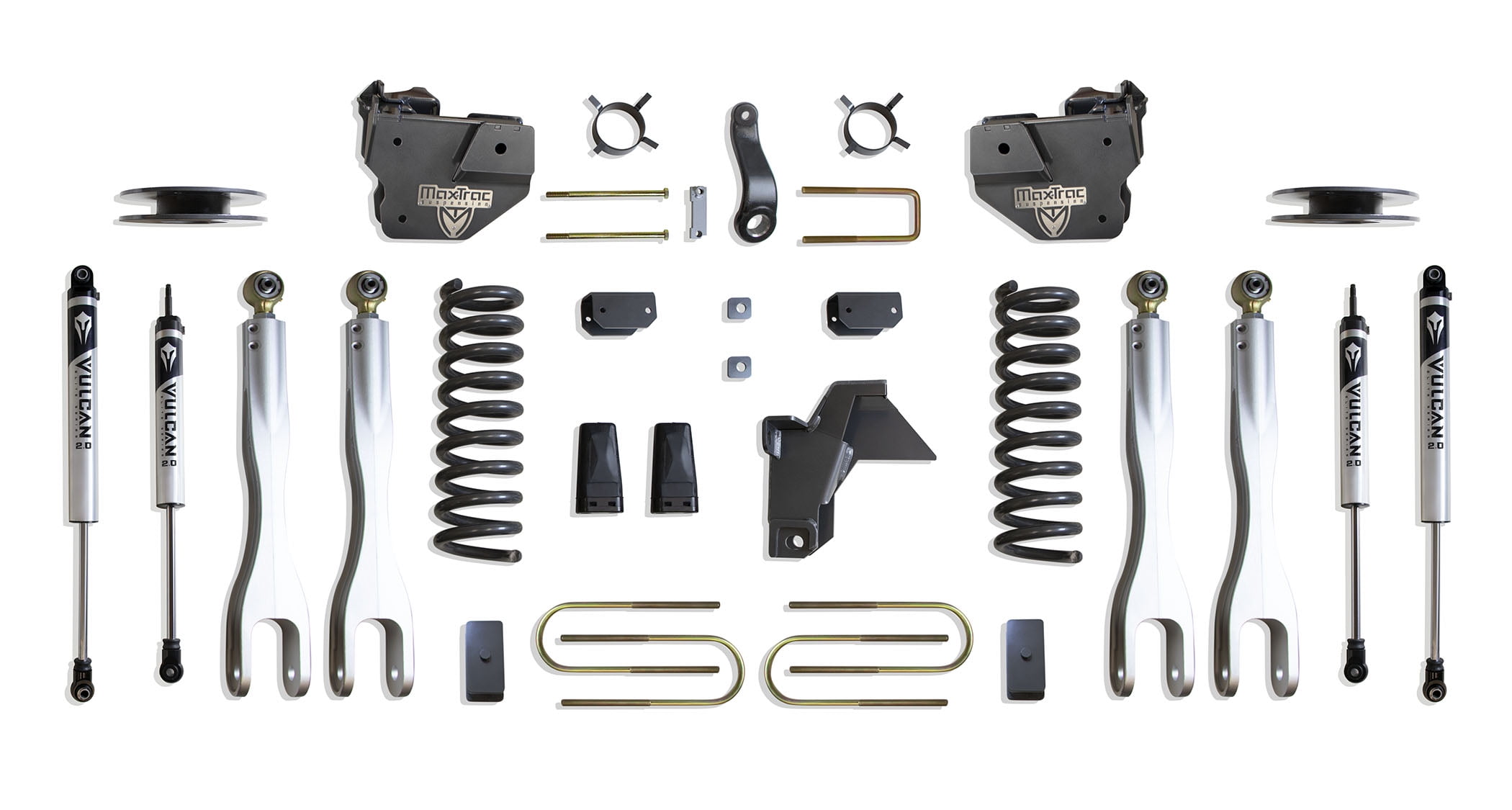 MaxTrac Suspension 2019-2023 Fits Dodge Ram 3500 4WD 4" Lift Kit With 4 ...
