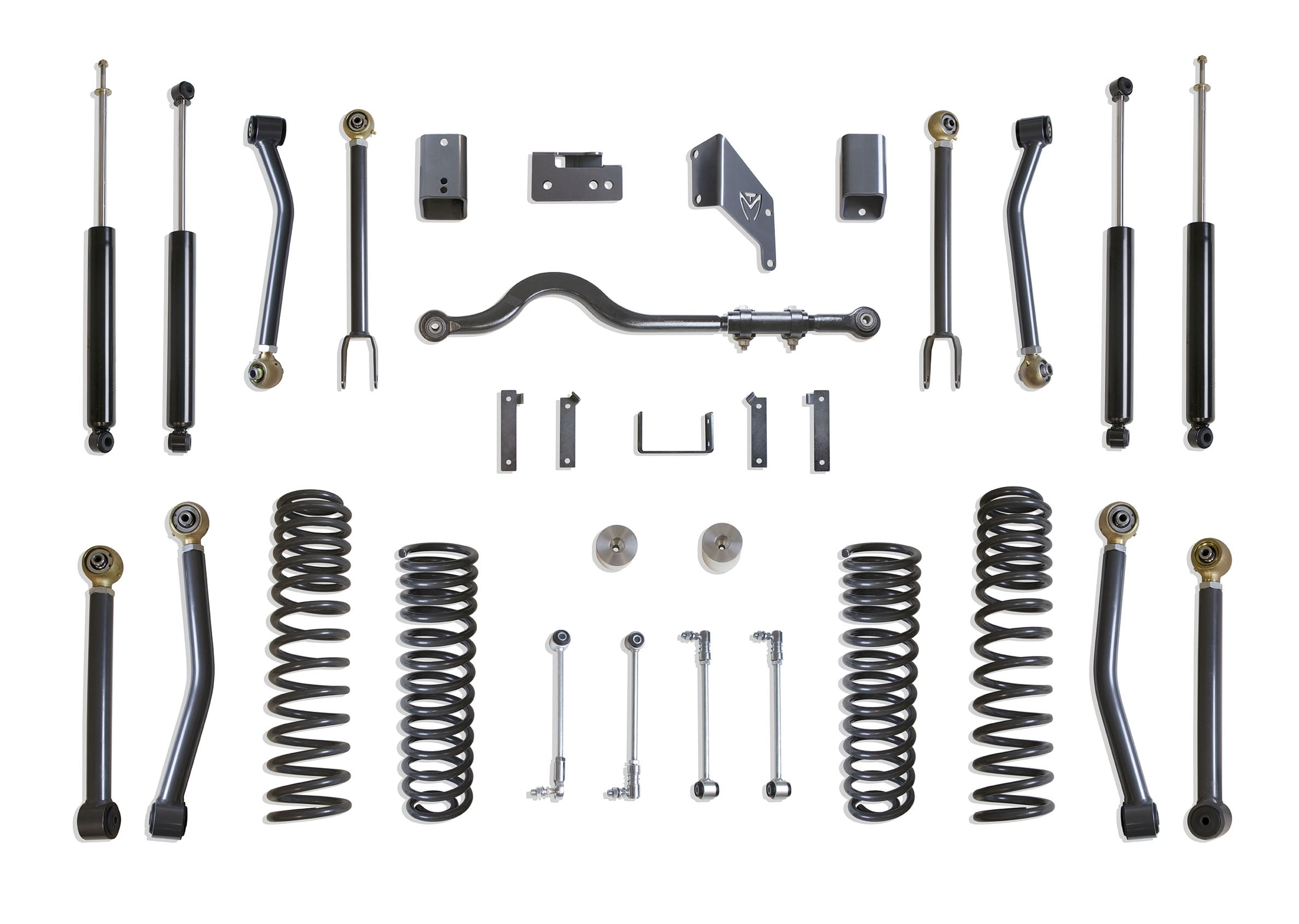 MaxTrac Suspension 4.5" Lift Kit Including F&R Coils Bump Stop Brake ...