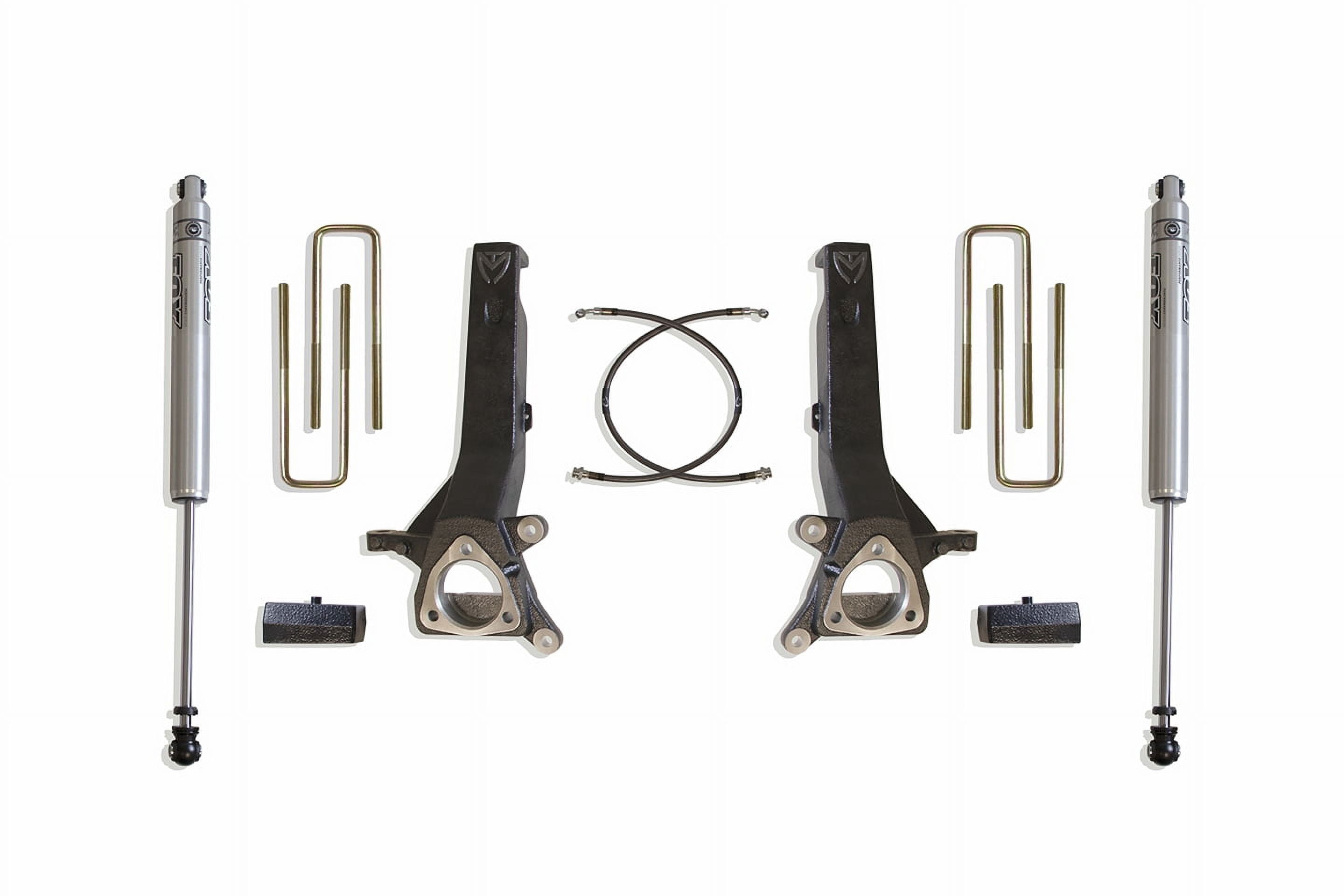 MaxTrac Suspension 4" Lift Kit Including Spindles Extended Brake Lines ...
