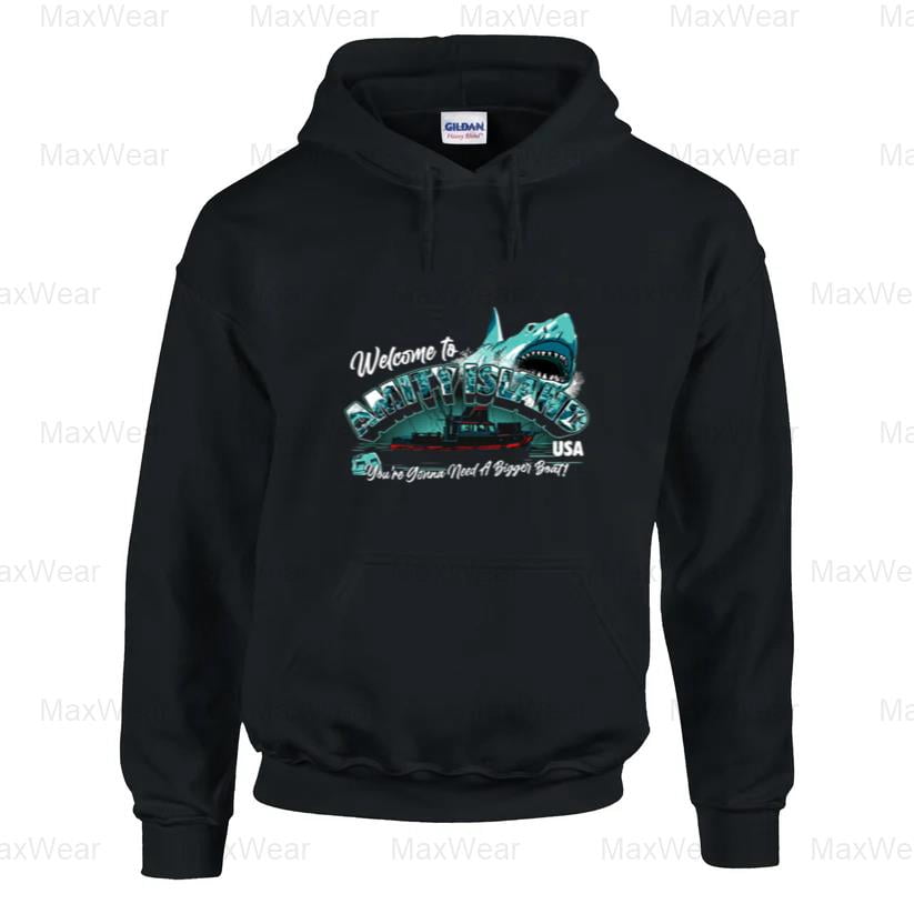 MaxWear33 Welcome To Amity Island, Jaws, Shark, Horror, Movie, Beach ...