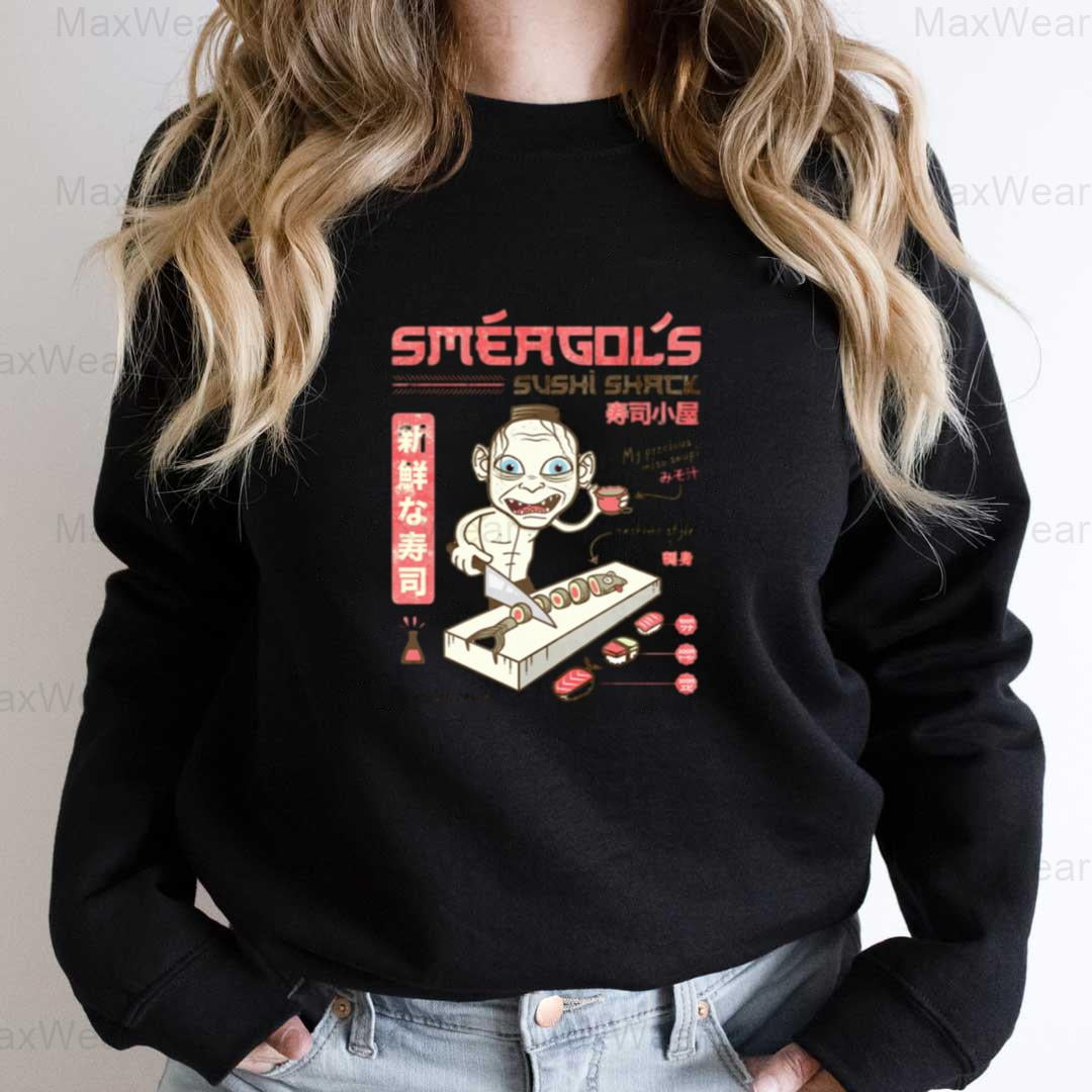 MaxWear82 Smeagol's Sushi Shack, Lord of the Rings, Gollum, Fish, Funny ...
