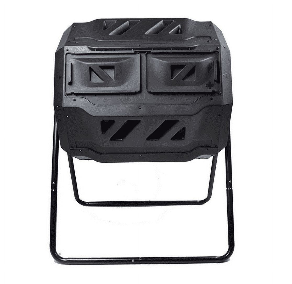 MaxWorks 42 Gal. 80699 Rotary Tumbling Composter Ã¢Â Â Black - Walmart.com
