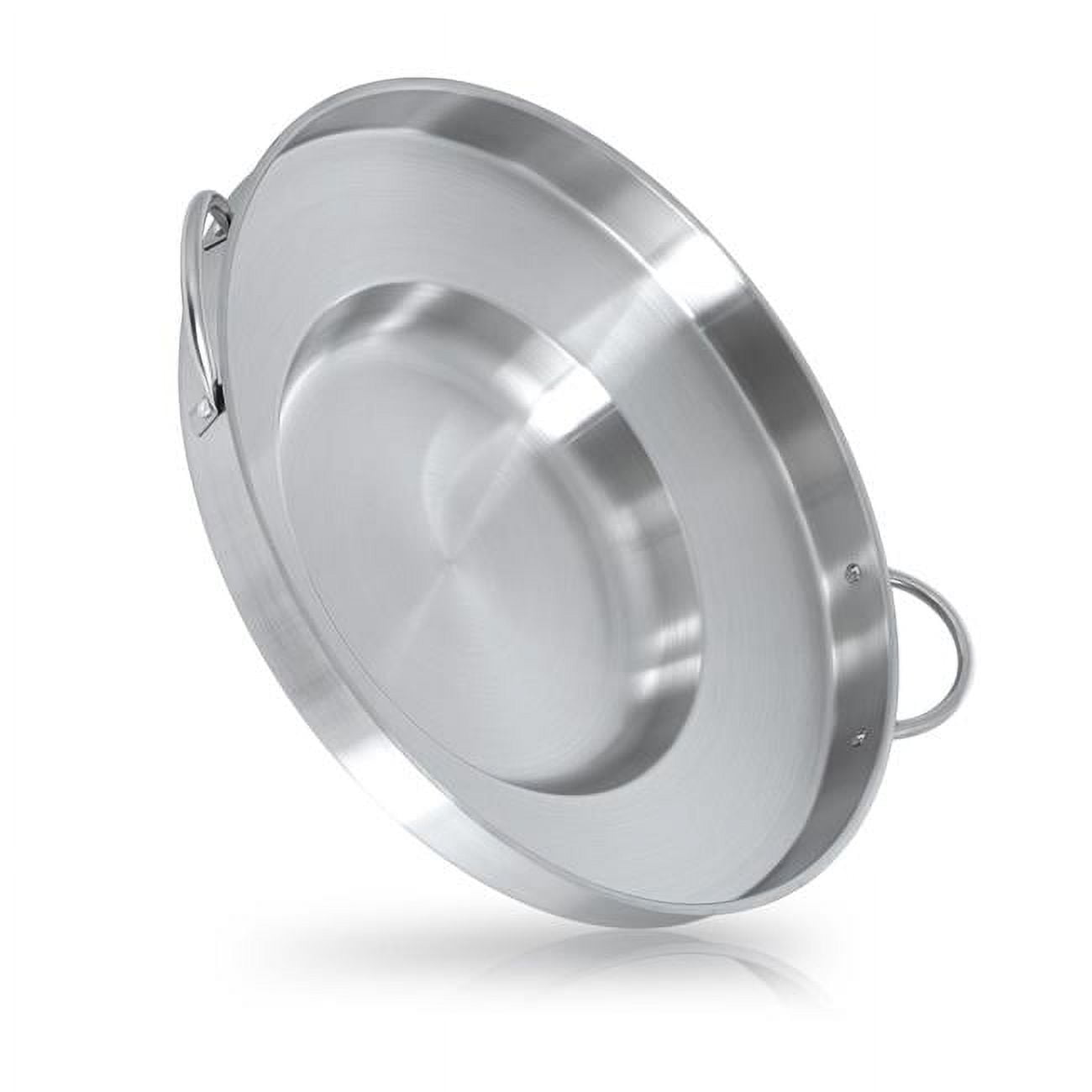 Maxam 22 in. Large Mexican Style Stainless Steel Wok - Walmart.com