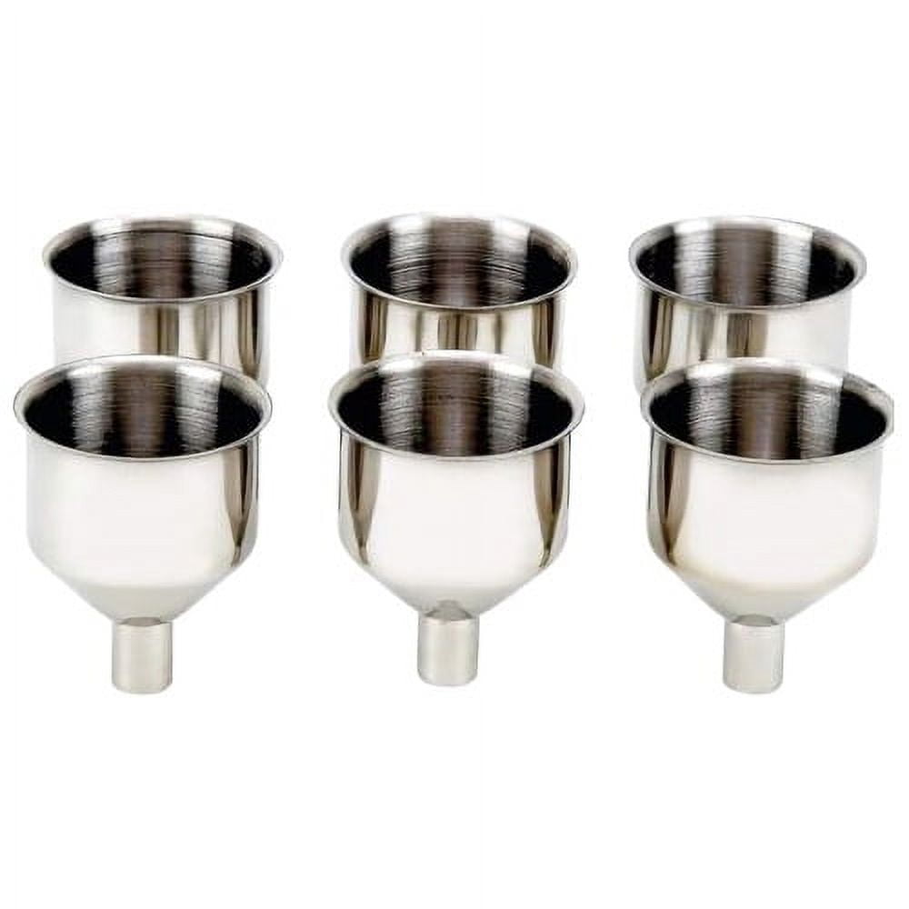 Maxam® 6pc Large Stainless Steel Flask Funnel Set - KTFLFNL6 - Walmart.com
