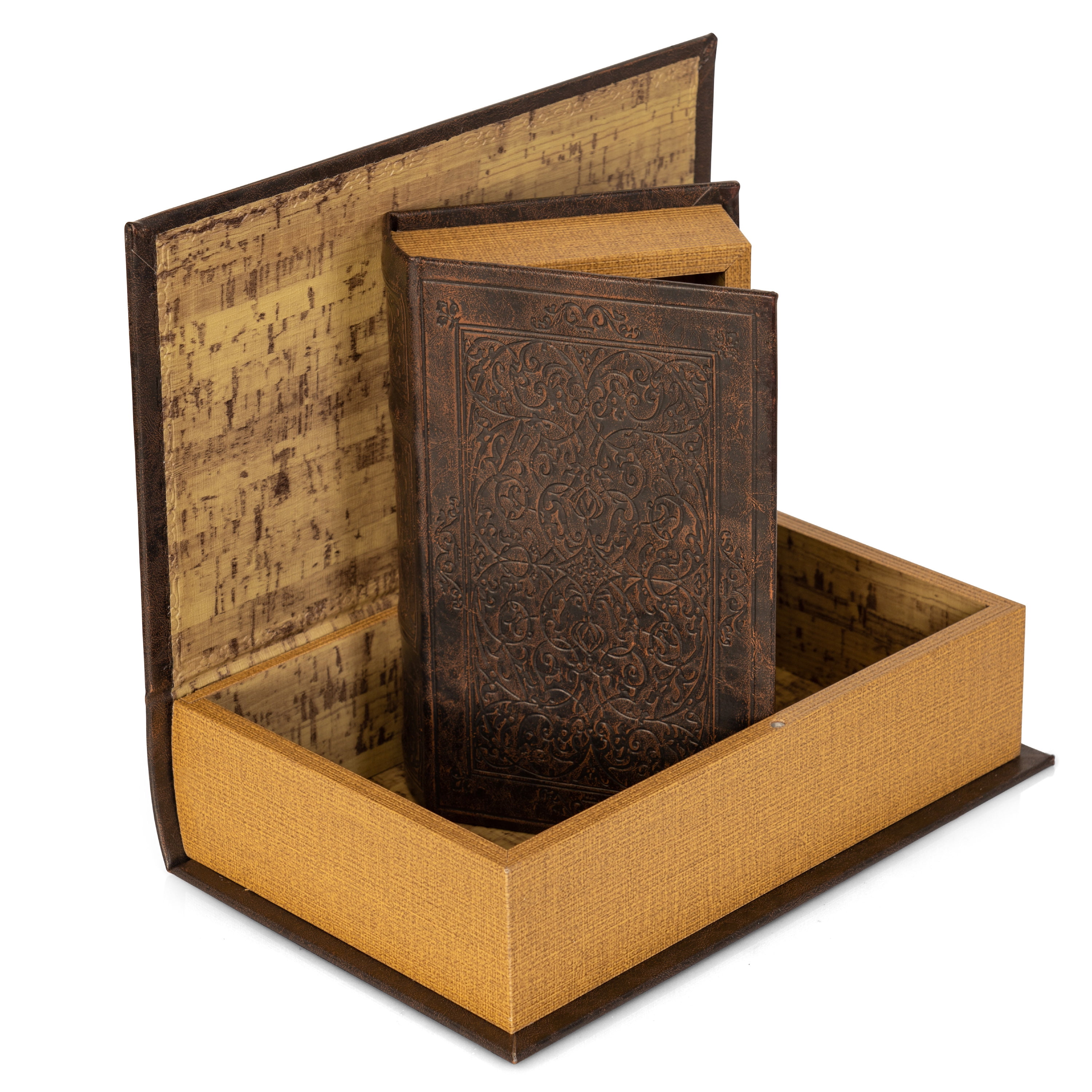 Maxam Faux Book Safe for Hiding and Protecting Valuables or Keeping ...
