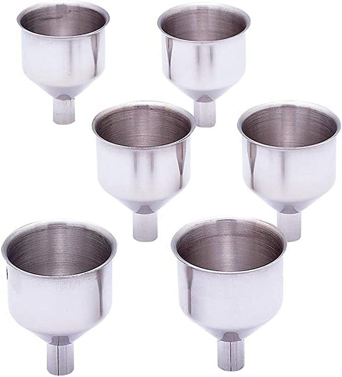 Maxam® Six Pieces Large Stainless Steel Flask Funnel Set - Walmart.com