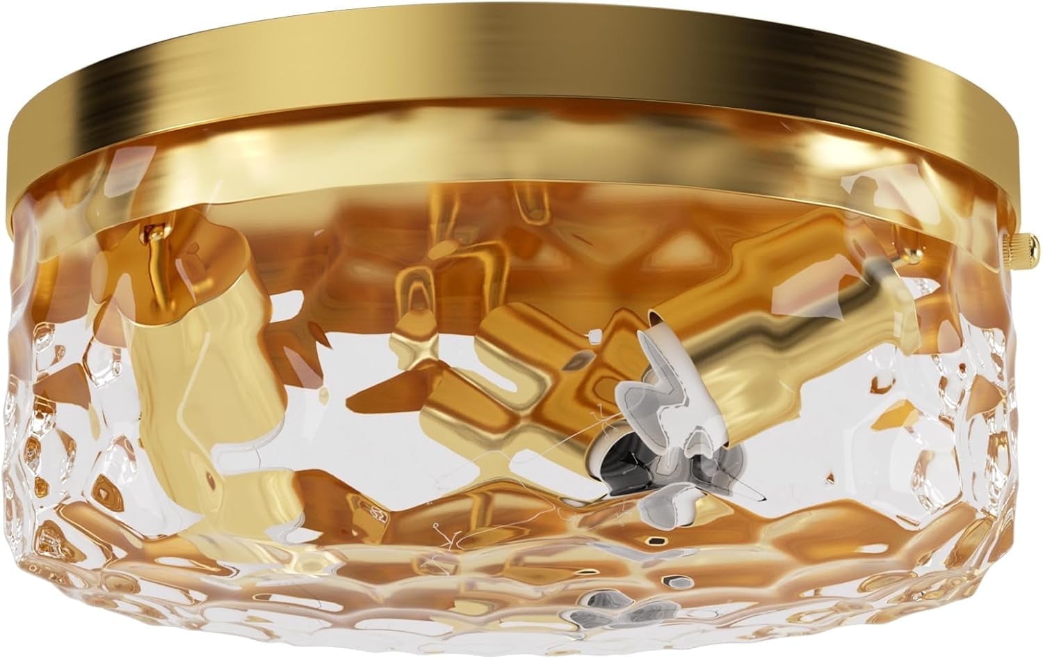 Maxax 12'' Farmhouse Ceiling Light Fixture, Compact Design Rustic Retro ...