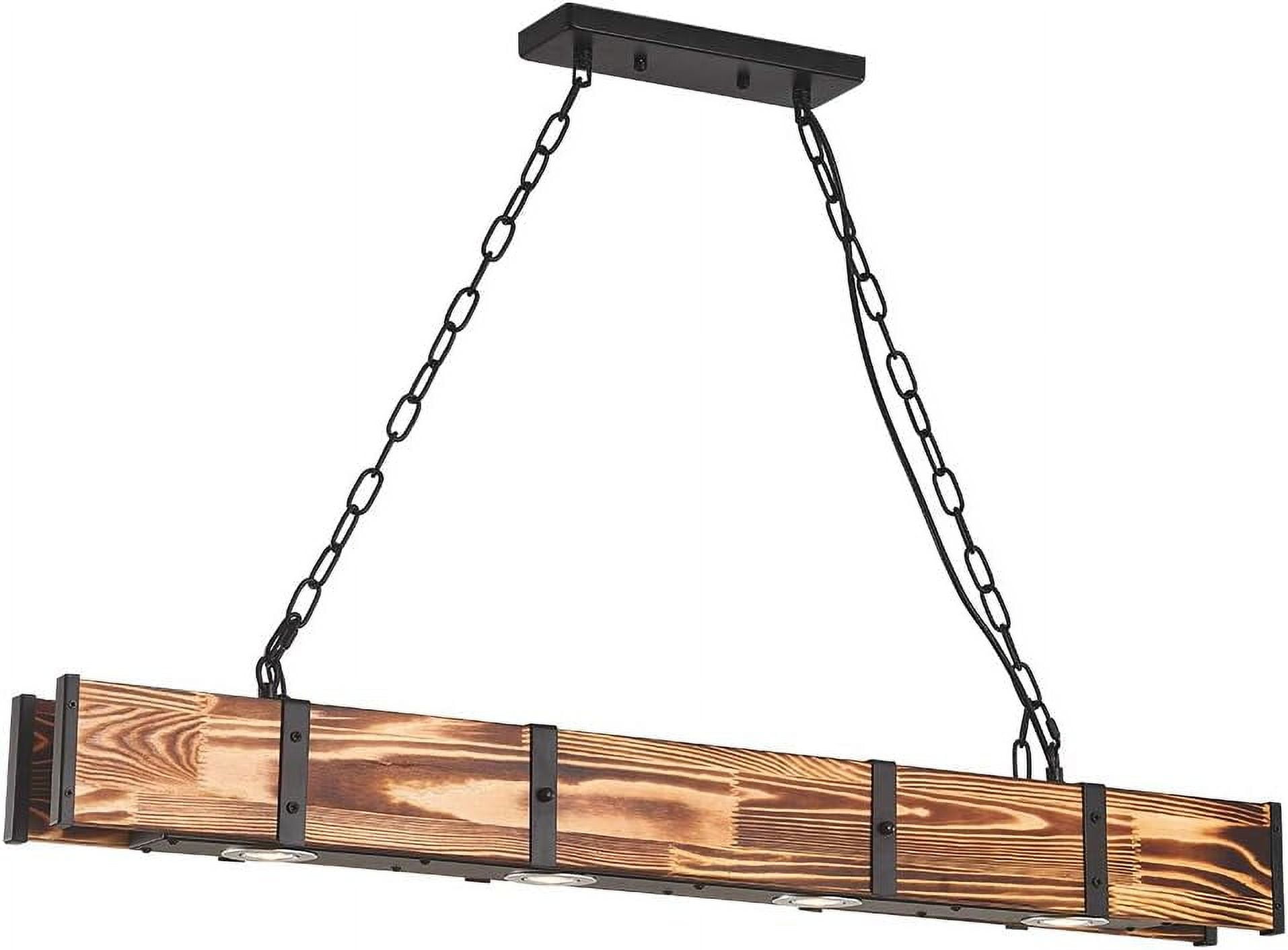 Maxax 4 Lights Kitchen Island Lighting, Led 4000K Farmhouse Linear ...