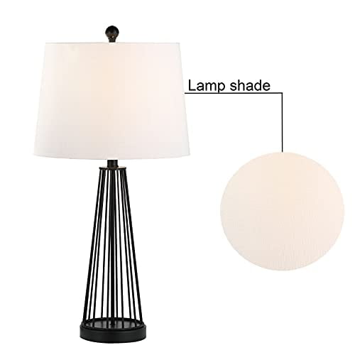 Maxax Table Lamps Set of 2, Hollow Metal Bedside Nightstand Lamps, 3 ...