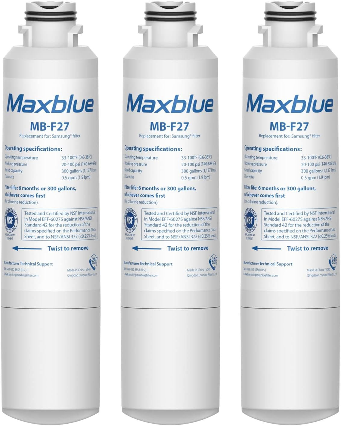 Maxblue Replacement for Samsung DA29-00020B, HAF-CIN/EXP, HAF-CIN ...