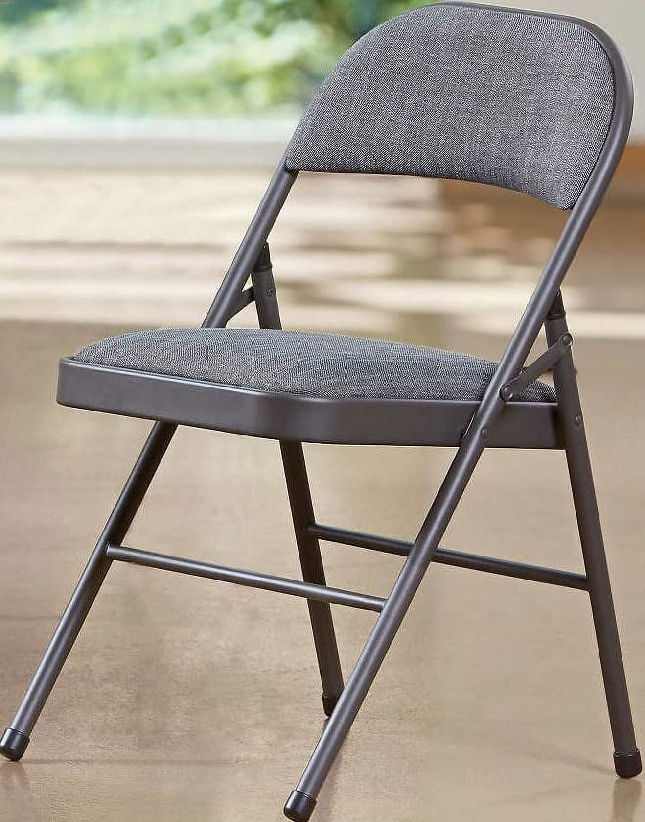 Maxchief Deluxe Folding Chair Padded/UpholsteredQ - Walmart.com