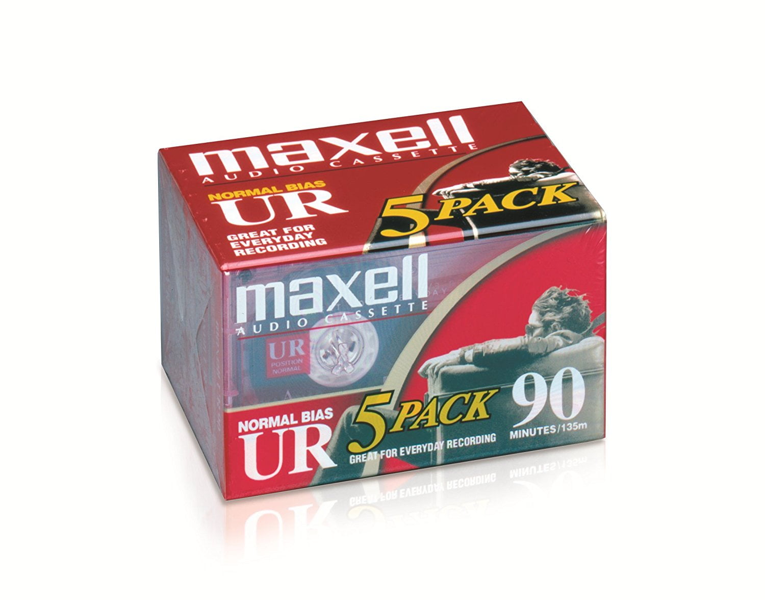 Brand New Maxell 108562 - Recordable Type I Audio Cassette, 5-Pack, 90 ...