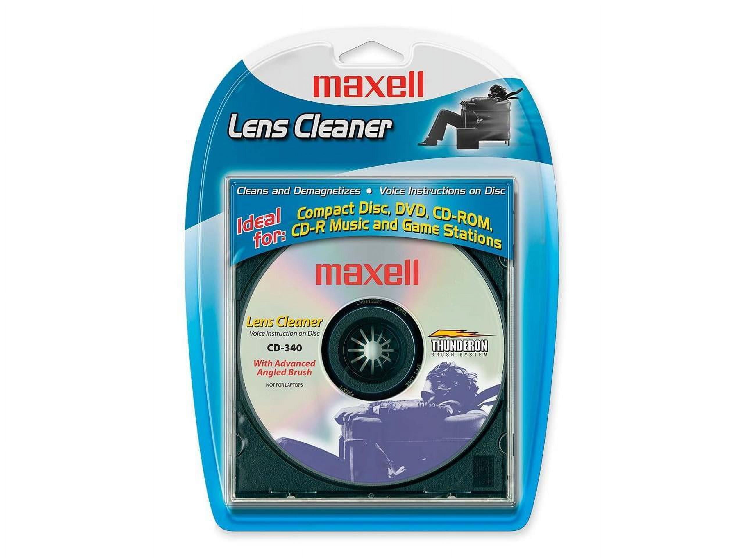 Maxell CD/CD-ROM/DVD Laser Lens Cleaner Disk - Walmart.com