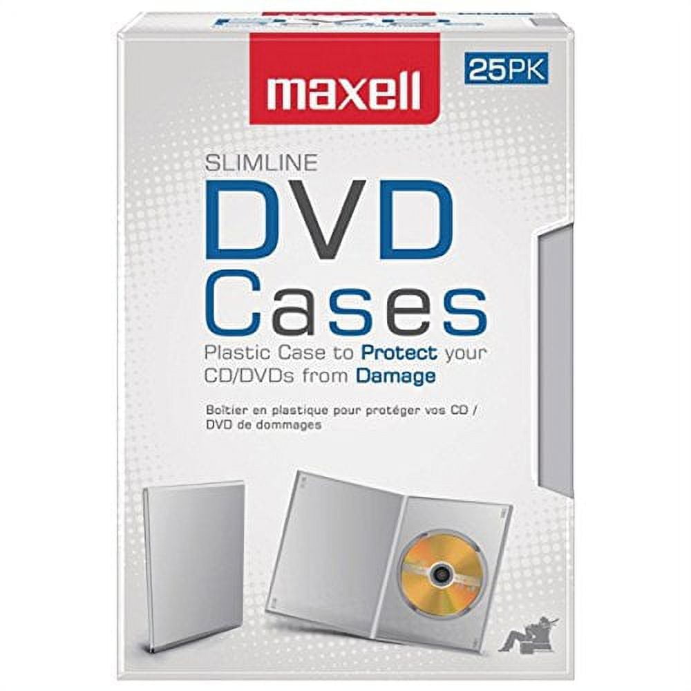 Maxell 190156 Disc Cases, 25 Pk - Walmart.com
