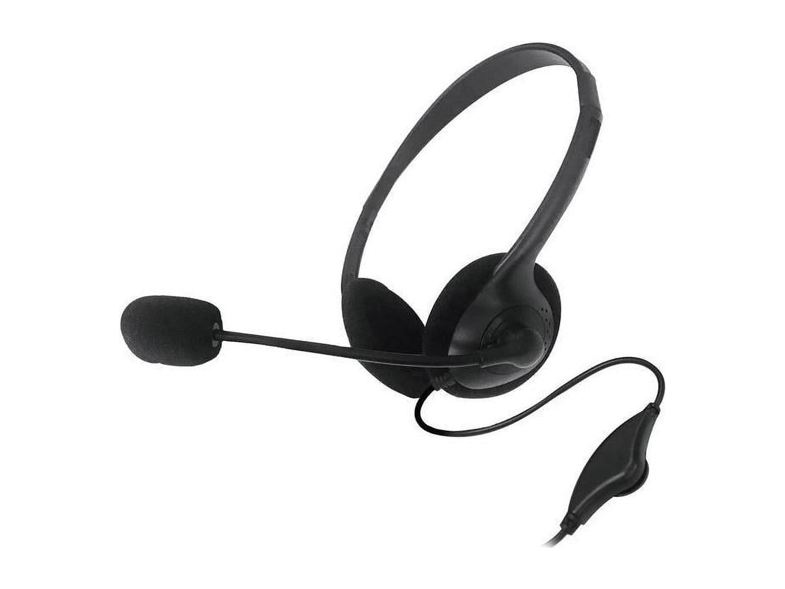 Maxell® 199323 Stereo Headphones With Connection And Boom Microphone ...