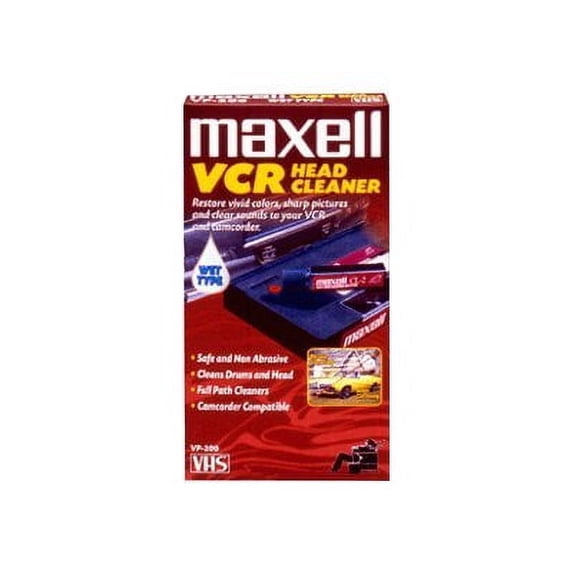Maxell 290038 Video Head Cleaner - Walmart.com