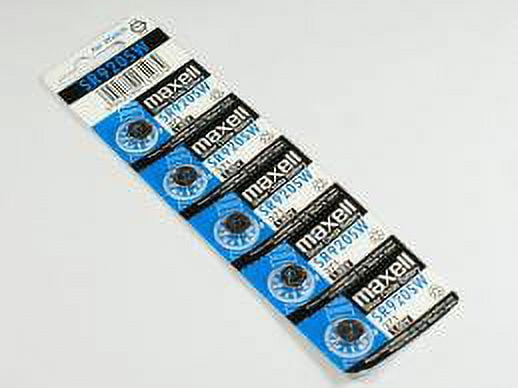 Maxell 371/370 - SR920 Silver Oxide Button Battery 1.55V - 5 Pack ...
