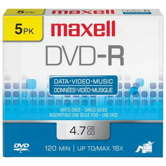 Blank DVD-R Discs in Blank Media - Walmart.com
