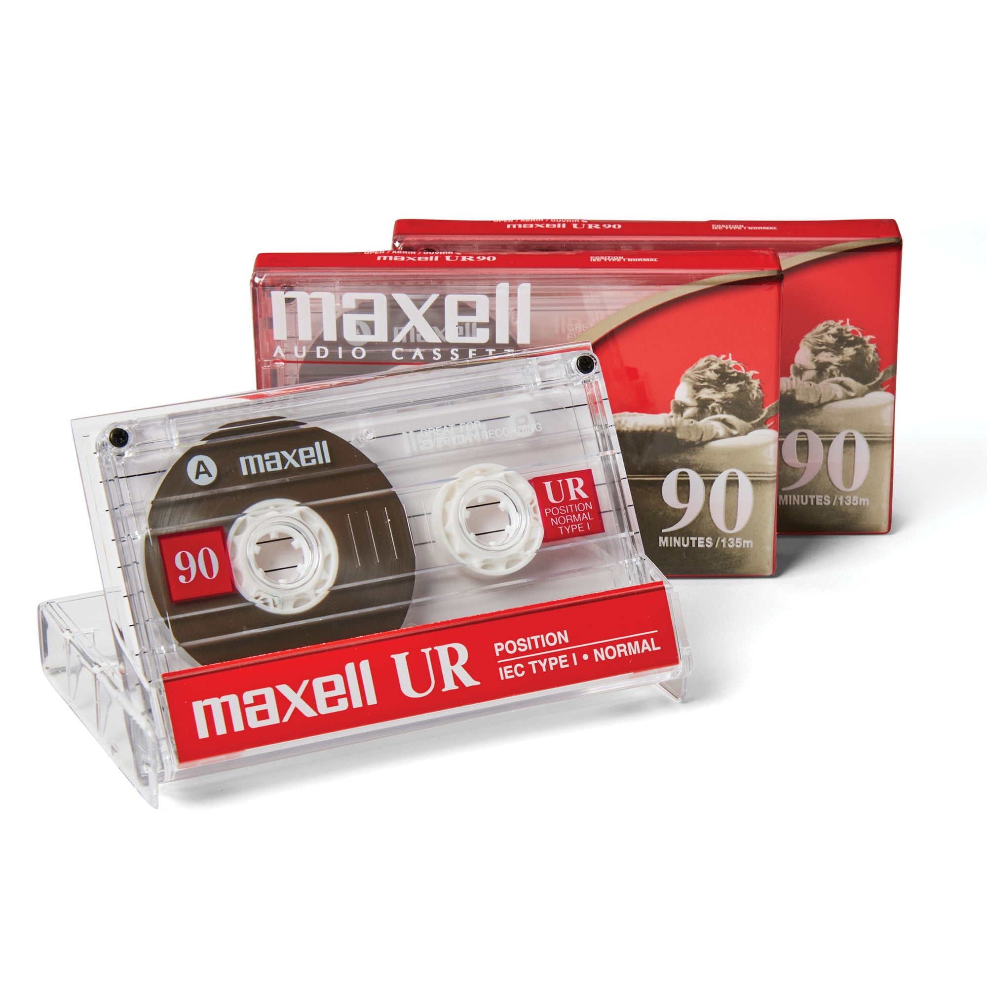Maxell 90-Minute Recordable Blank Audio Cassettes for Music Recording ...