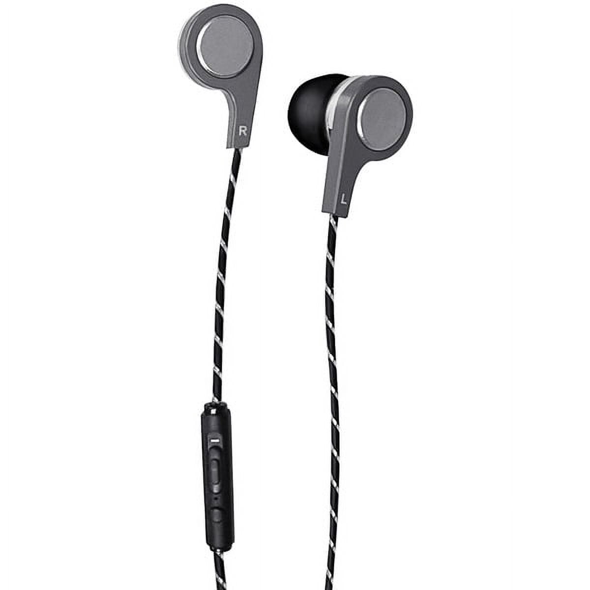 Maxell® Bass 13™ Metallic In-ear Earbuds With Microphone (silver ...