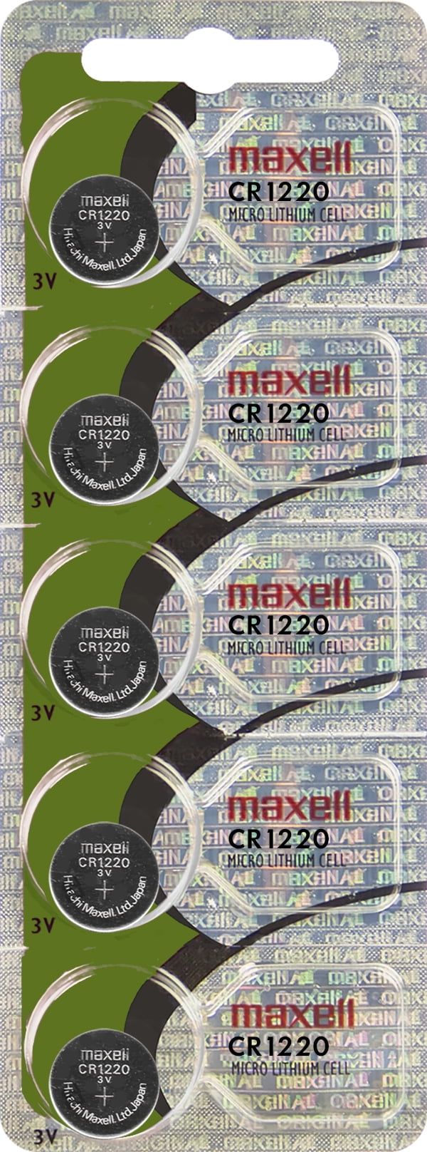 Maxell CR1220 3V Lithium Cell Battery (100 Pack - Box Set) - Walmart.com