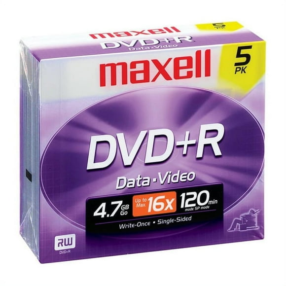 Blank DVD+R Discs in Blank Media - Walmart.com