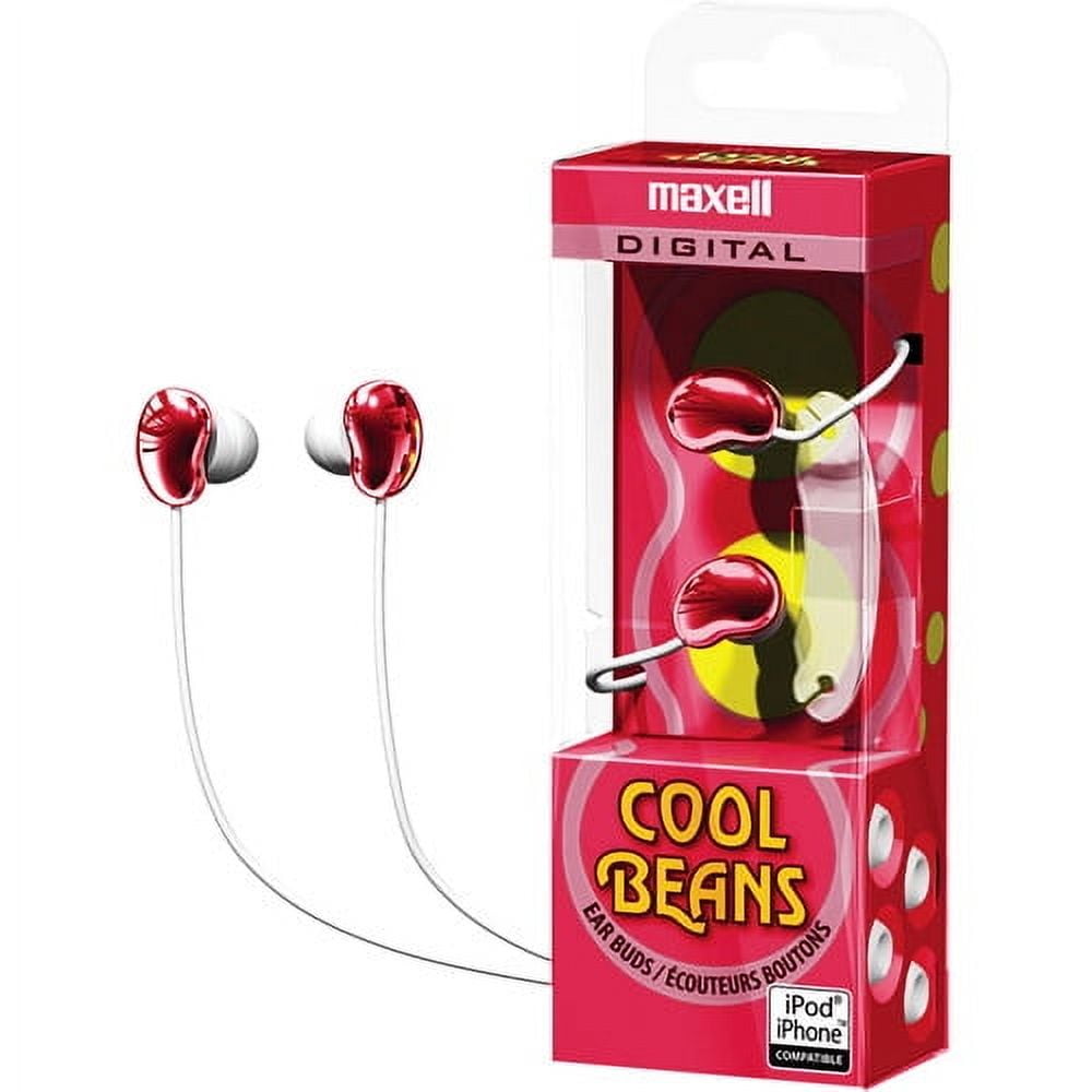 Maxell Earbuds Red, 190254 - Walmart.com