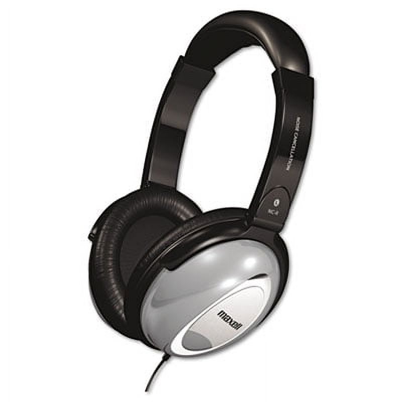 Maxell HP/NC-II Noise Canceling Headphone, Black/Gray (190400 ...