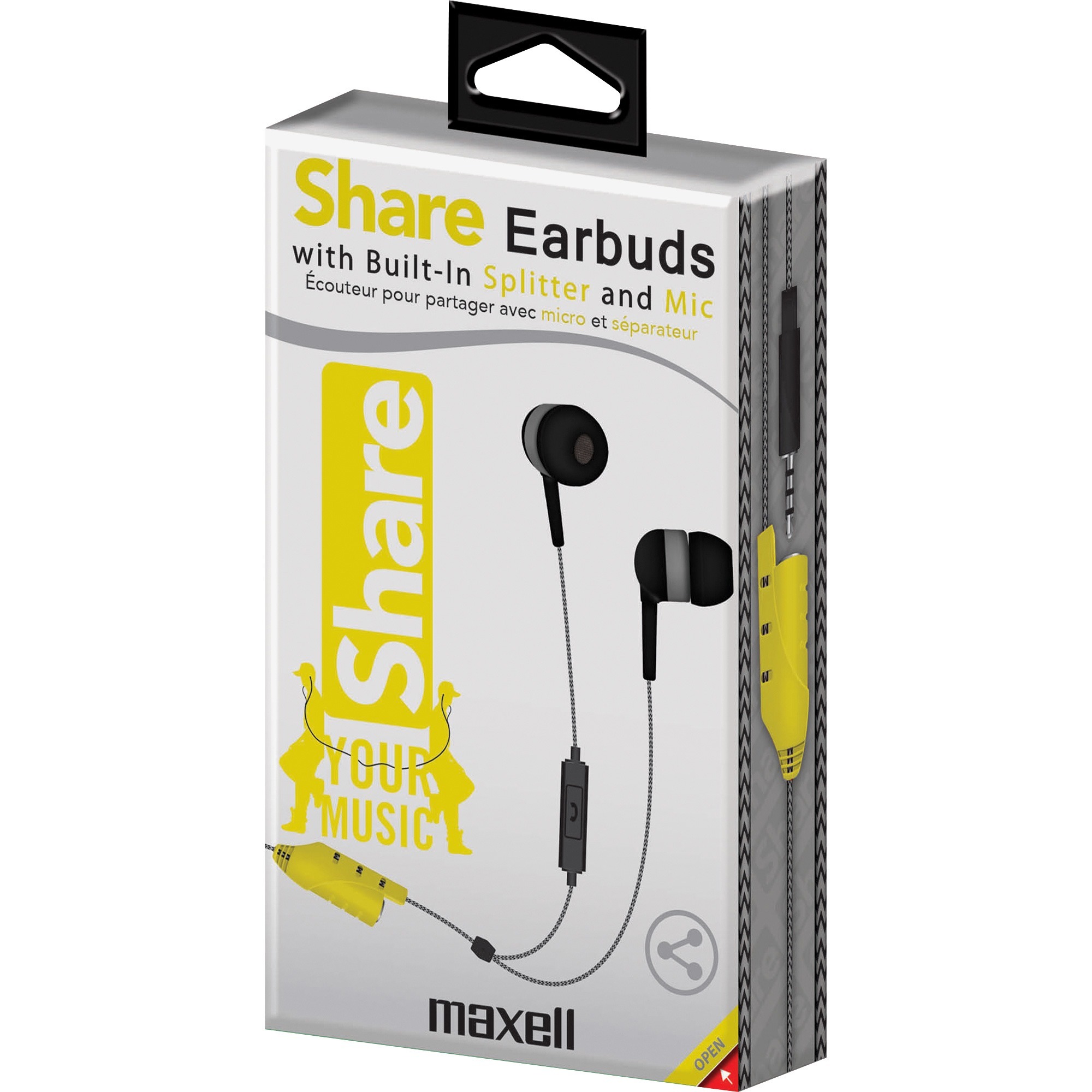 Maxell In-Ear Headphones, Gray, MAX199723 - Walmart.com