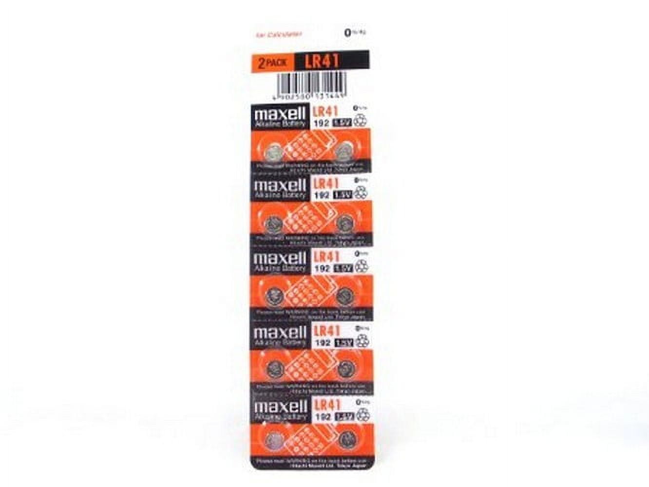 Maxell LR41 - 192 Alkaline Button Battery 1.5V - 30 Pack + 30% Off! - Walmart.com