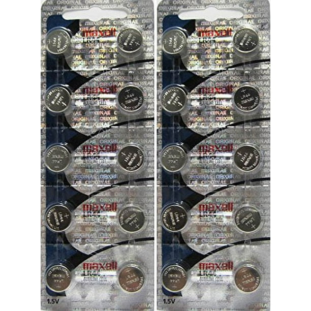 Maxell Lr44 Alkaline Button Cell Batteries 20 - Walmart Business Supplies