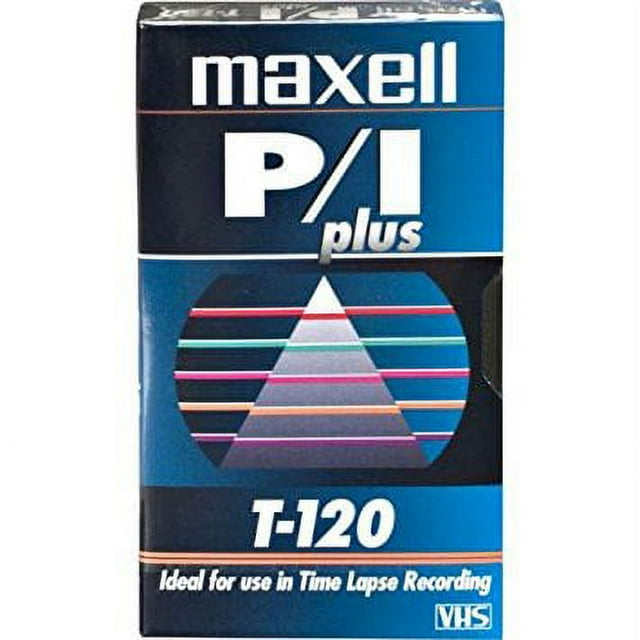 Maxell P/I Plus T-120 VHS Pack of 10 - Walmart.com