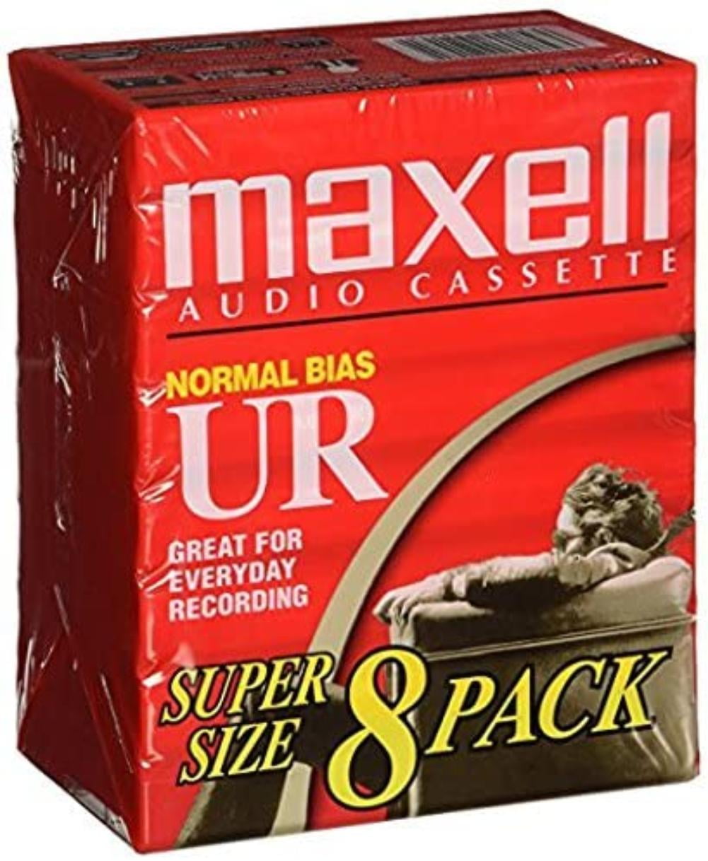 Maxell UR-60 Recordable Blank Audio Cassette Tape for Music Recording ...