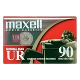 Maxell UR 90 Minutes Audio Cassettewith Protective Case, 7 Pack ...