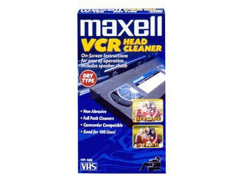 Maxell VP-100 VHS Head Cleaner (Dry) - Walmart.com