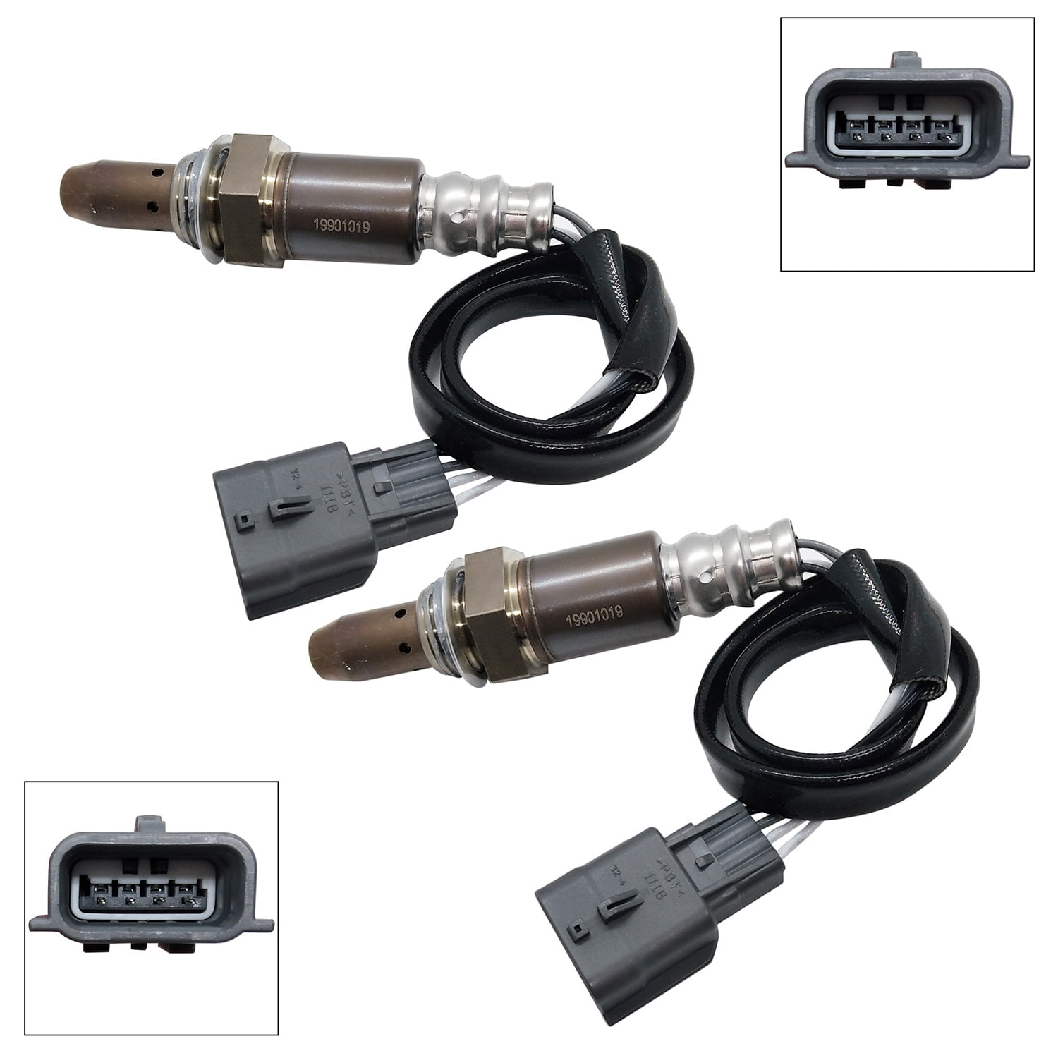 Maxfavor 2Pcs O2 Oxygen Sensor for Infiniti Q40 Q50 Q60 QX50 QX70 2014-2015, Nissan 370Z ...