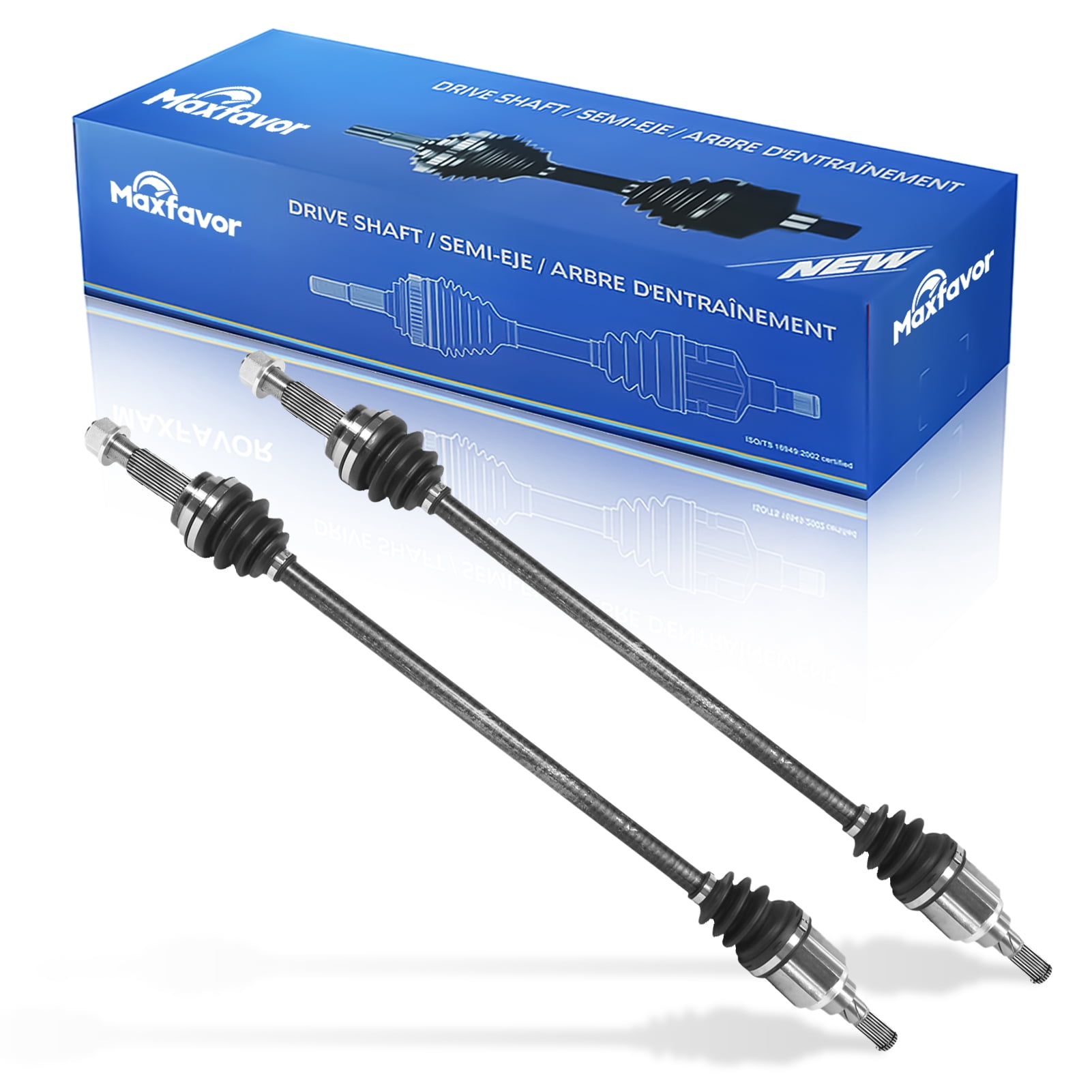 Maxfavor Rear Pair CV Axle Shaft for 2013-2019 Nissan Pathfinder 2014 ...