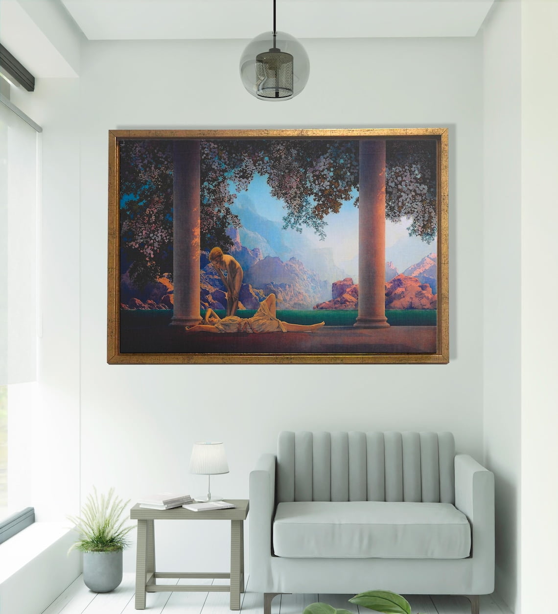 Maxfield Parrish Daybreak, Reproduction, Magical Realism, Nature ...