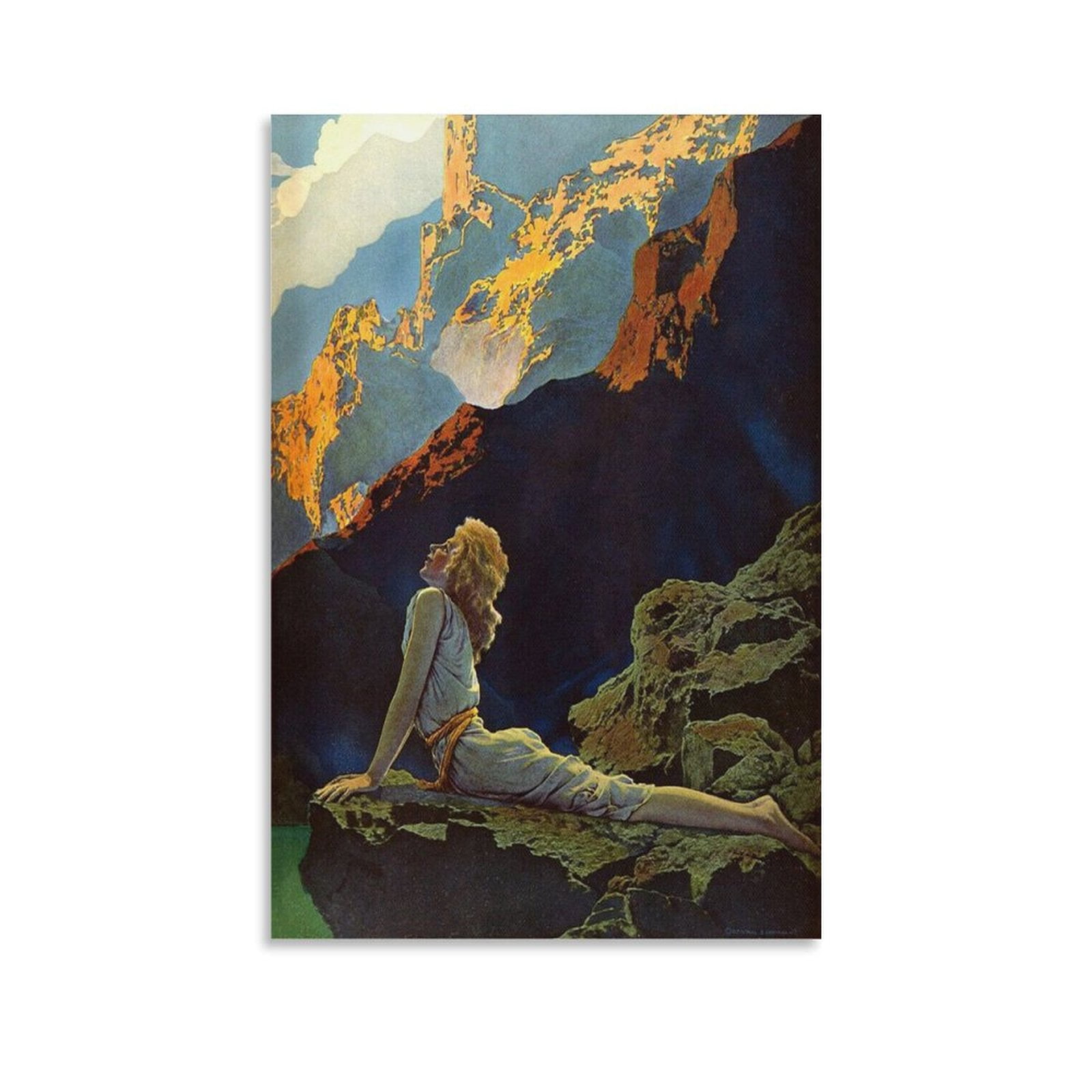 Maxfield Parrish Print Painting (2) Print Photo Art Painting Canvas ...