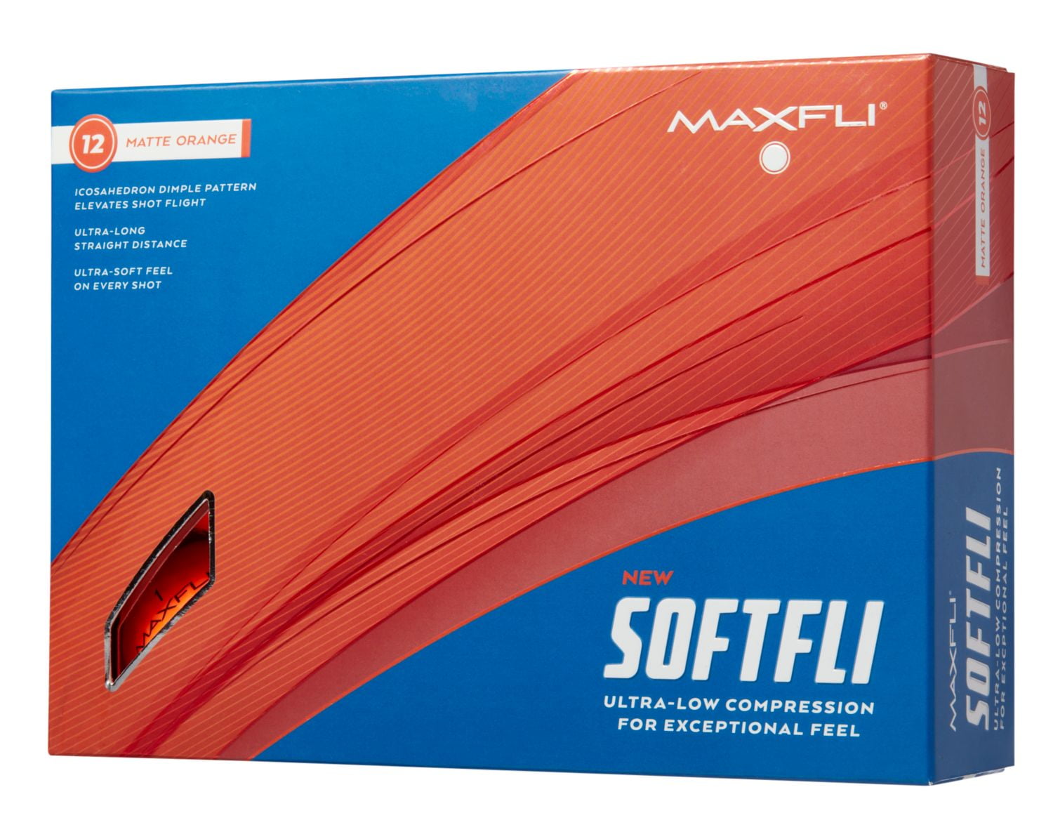 Maxfli 2023 Softfli Matte Orange Golf Balls - Walmart.com