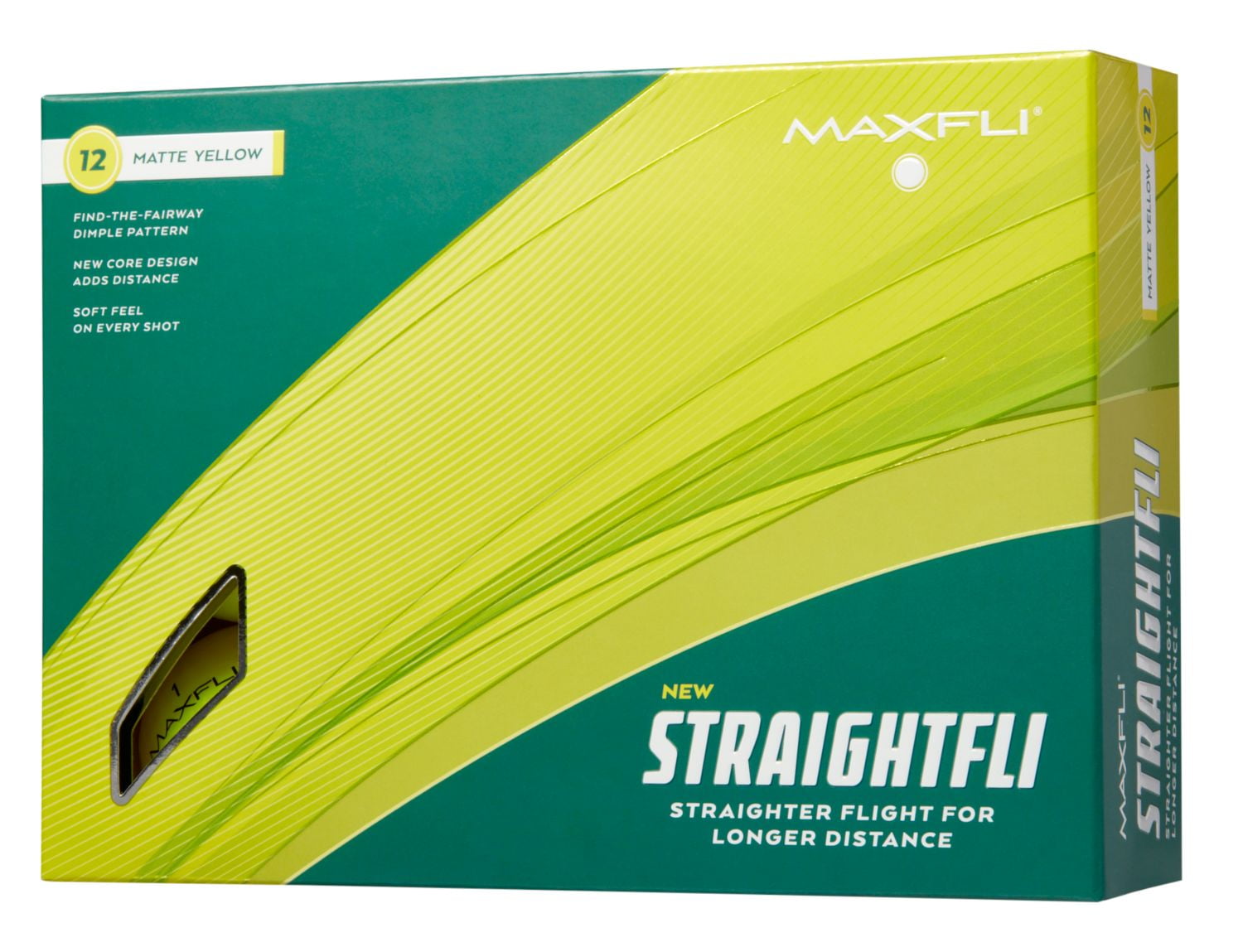 Maxfli 2023 Straightfli Matte Yellow Golf Balls - Walmart.com