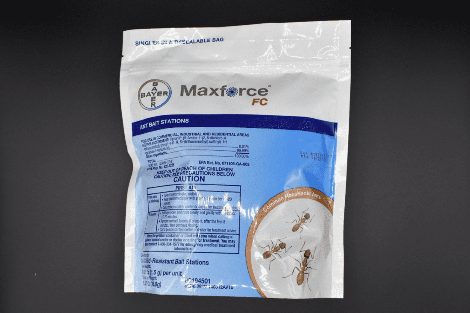 Bayer Maxforce FC Ant Killer Bait Stations - Effective on Common Ant ...