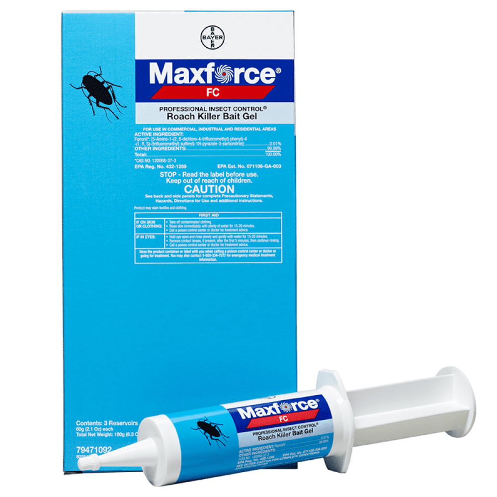 Maxforce FC Cockroach Bait Gel - Kills Roaches by Ingestion and Contact ...