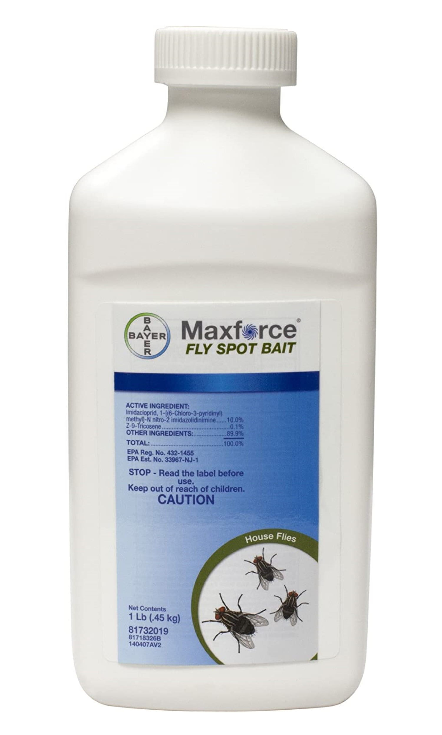 Bayer Maxforce Fly Spot Bait - 1 lb Bottle for Indoor & Outdoor House ...