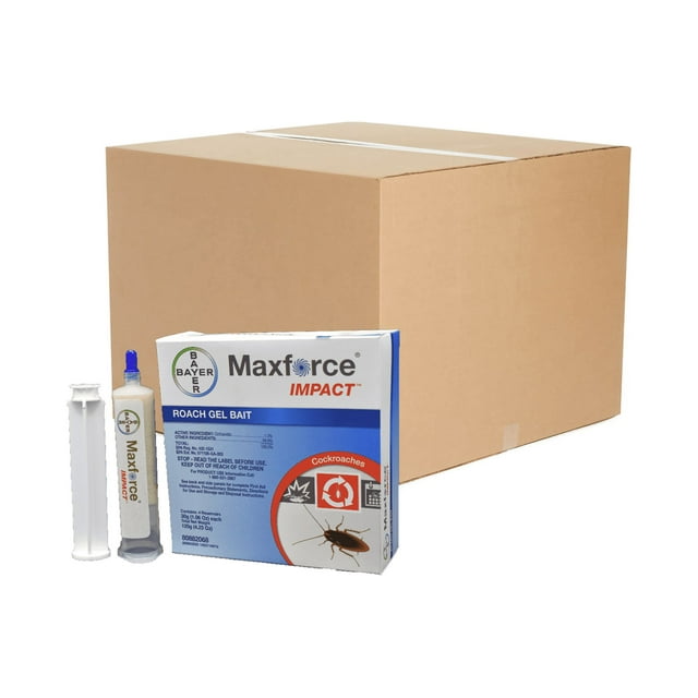 Maxforce Impact Roach Gel Bait - Case (5 packs of 4 x 30g Tubes) by Envu - Walmart.com