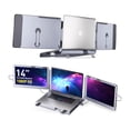 Maxfree dual screen extender with 360° Rotation Stand - Plug & Play 14 ...