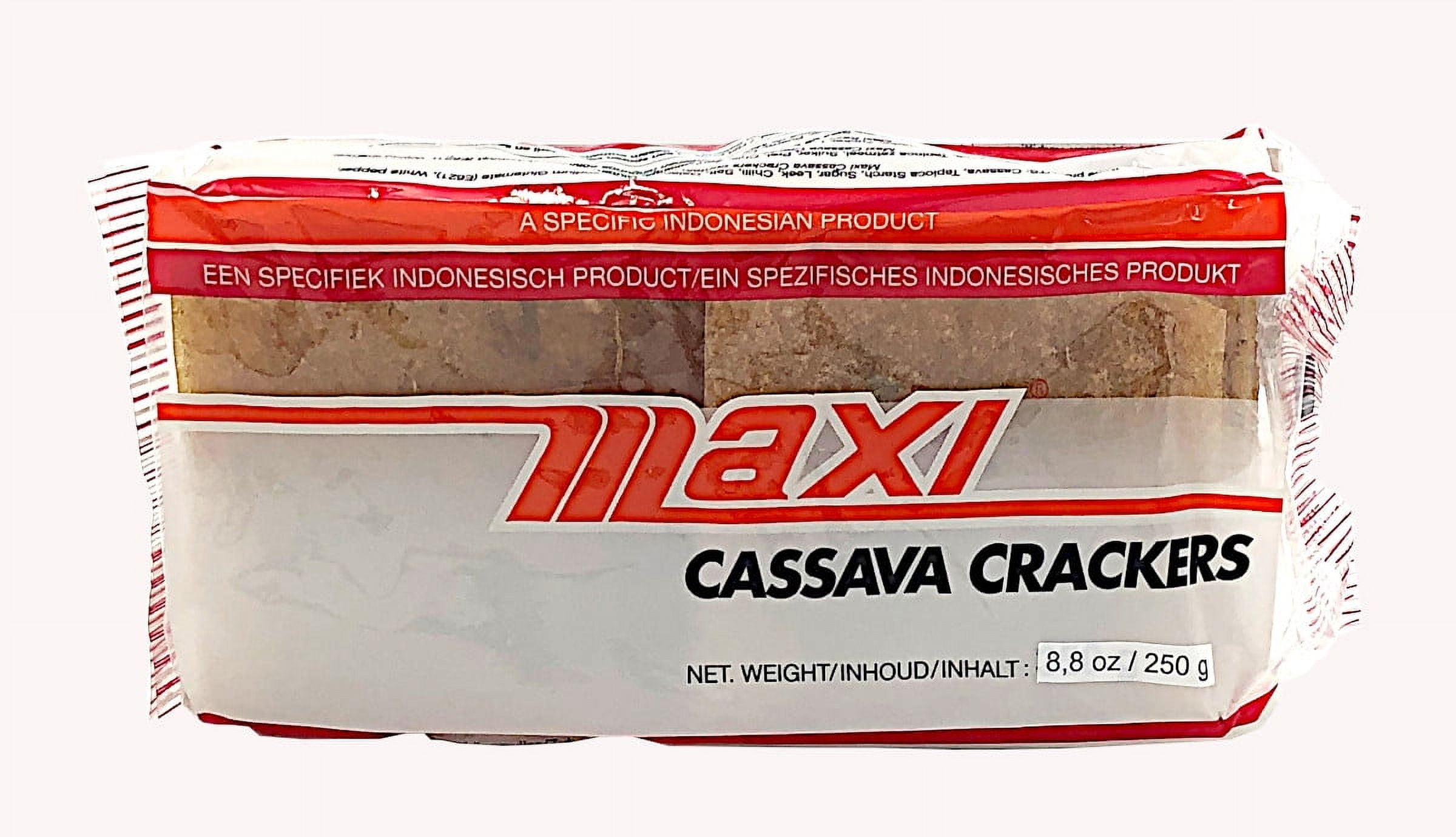 Maxi Cassava Crackers (Raw) 8.75oz Pack of 8 - Walmart.com